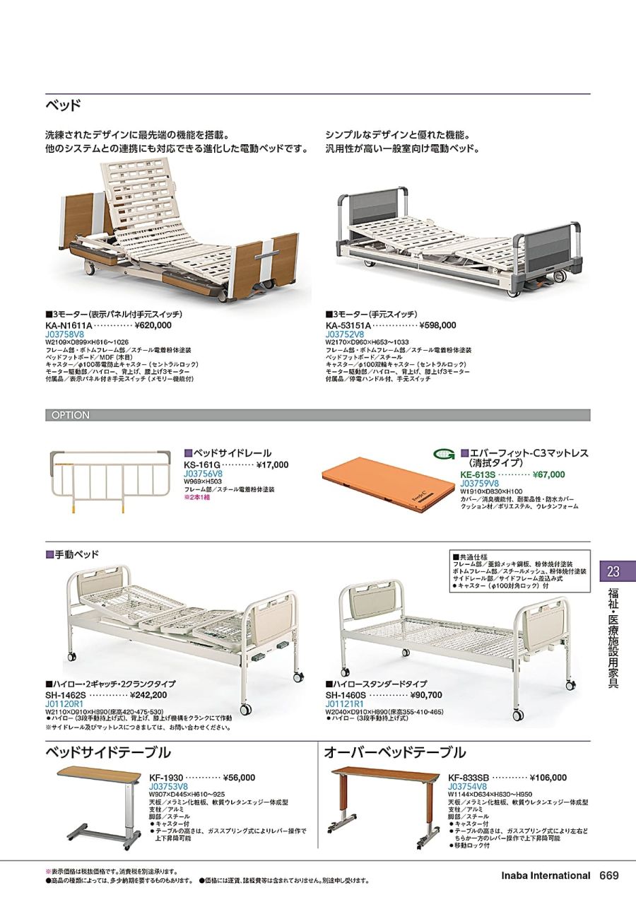 inaba・イナバカタログ【HUSTNET】 P668 P669