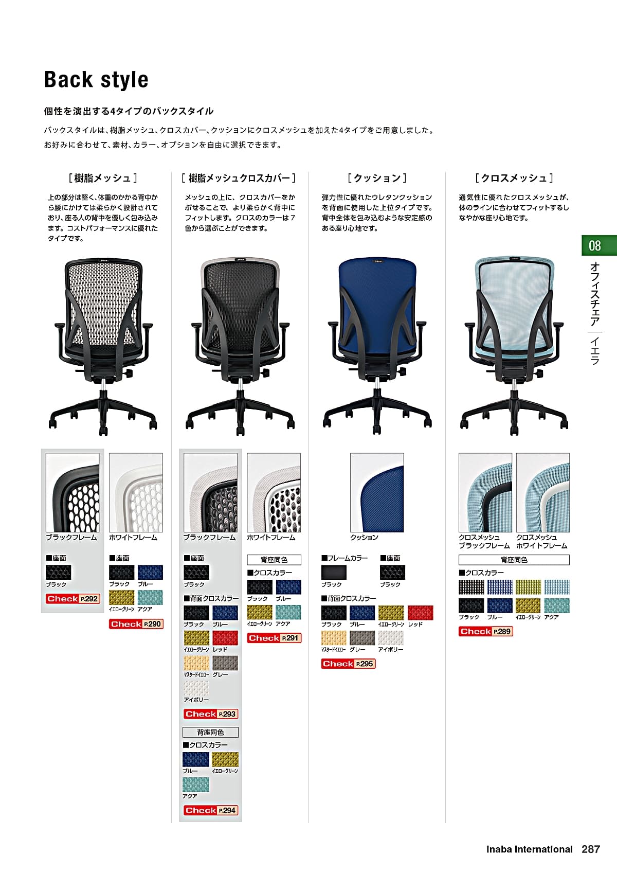 イナバ（Inaba）カタログ P286 P287