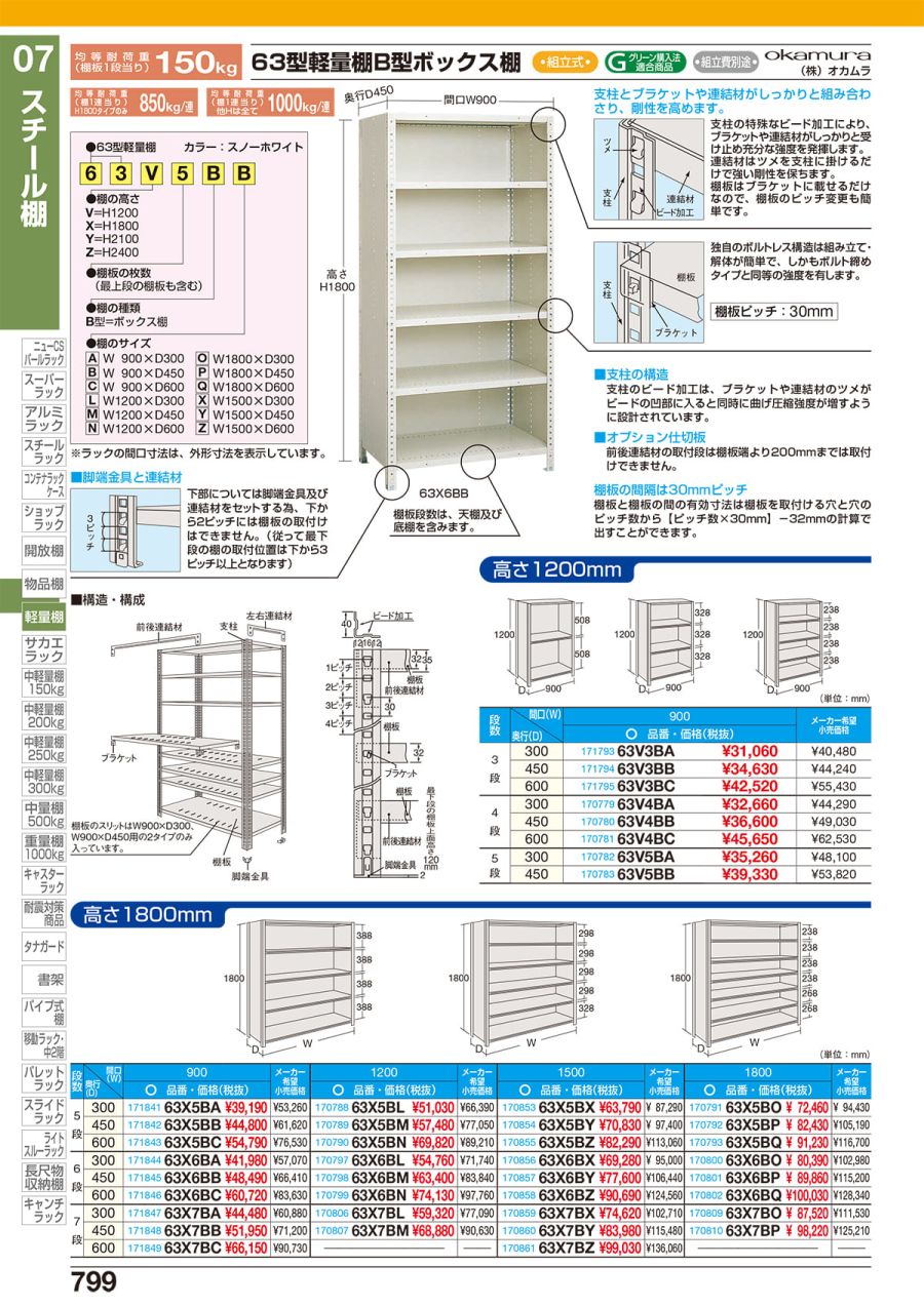 サカエ SAKAE・総合カタログ 2023年 最新版 P799 P800