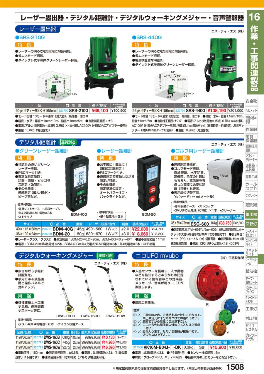 サカエ SAKAE・総合カタログ 2023年 最新版 P1507 P1508