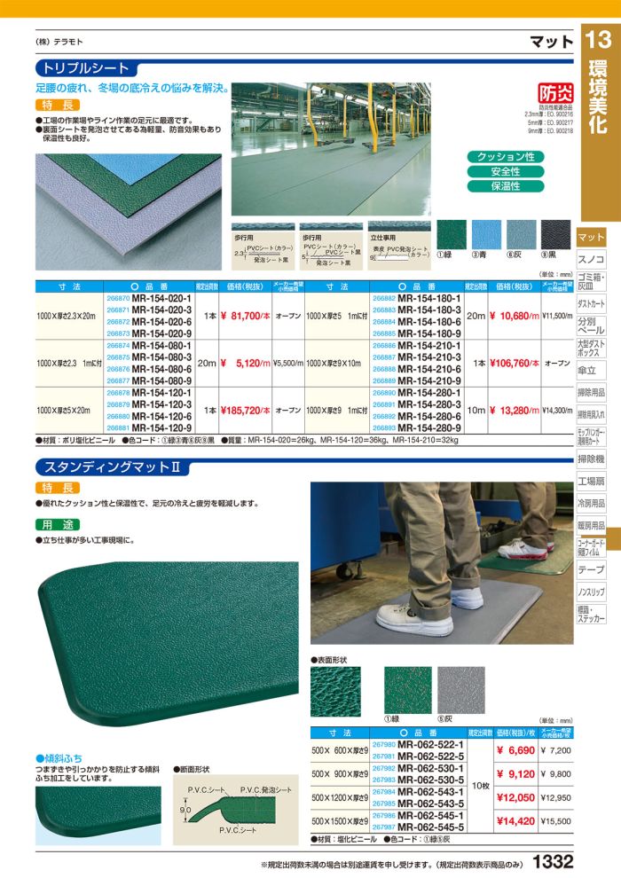「トリプルシート MR-154-180-6」サカエ