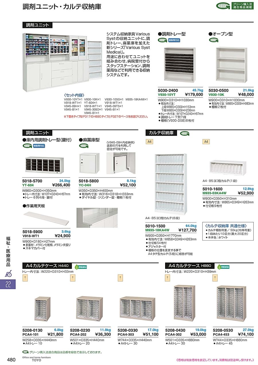 TOYO・東洋事務器カタログ【HUSTNET】 P480 P481