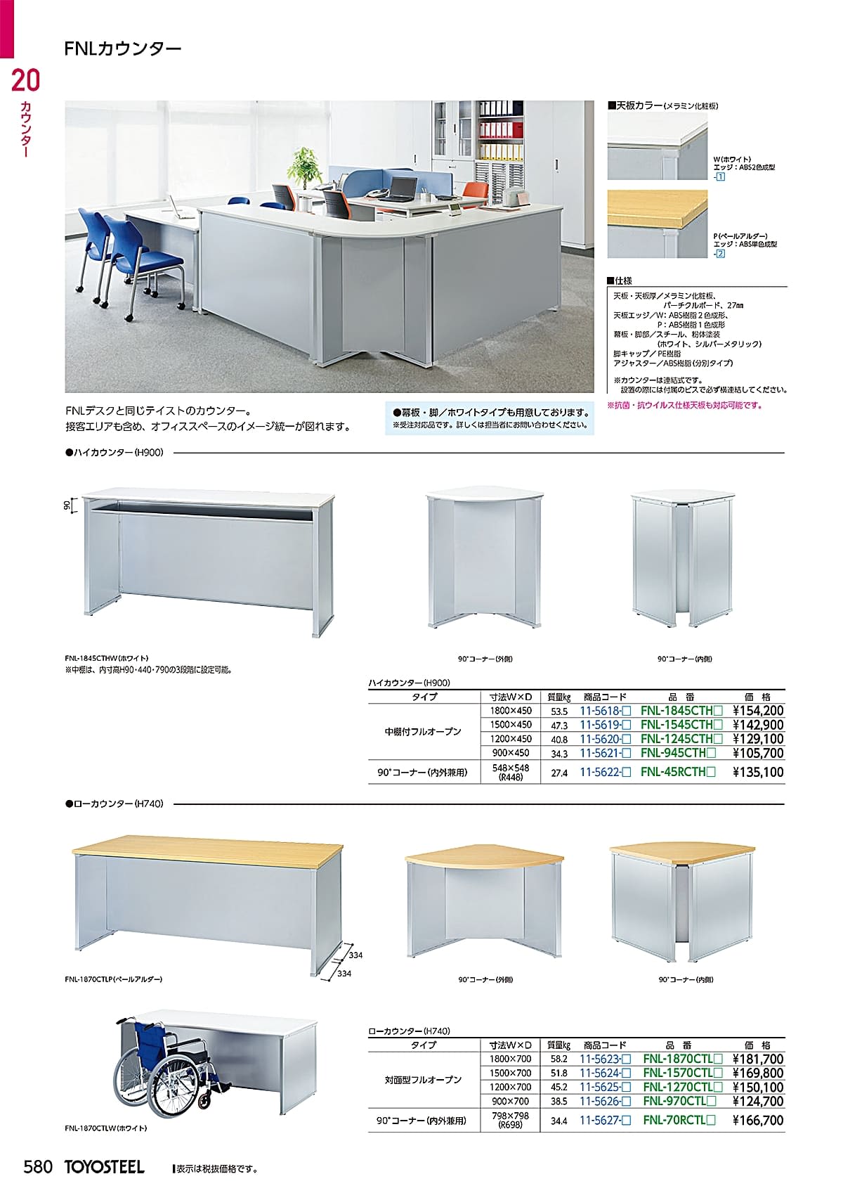 トヨスチール（トヨセット）最新カタログ【HUSTNET通販】 P580 P581